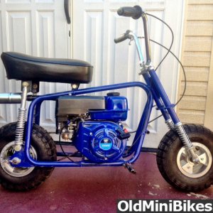 Complete side view (pull side) | OldMiniBikes.com