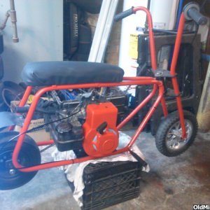 dont know who made this frame. | OldMiniBikes.com