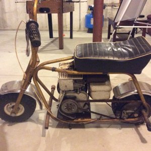 Lil Indian side view | OldMiniBikes.com