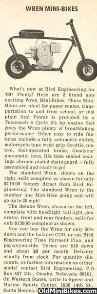 Vintage Mini Bike Magazine Ads and Brochures | Page 5 | OldMiniBikes.com