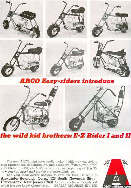 Bought 3 arco choppers need some info. | OldMiniBikes.com