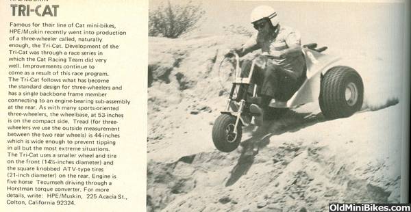 1972 Tri-cat? | OldMiniBikes.com