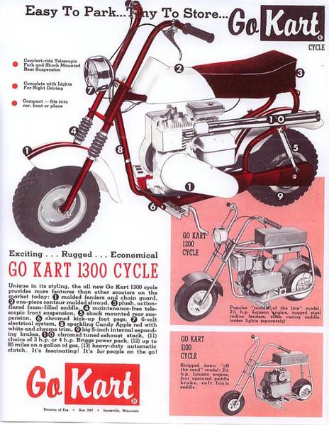 Vintage Mini Bike Magazine Ads and Brochures | Page 10 | OldMiniBikes.com