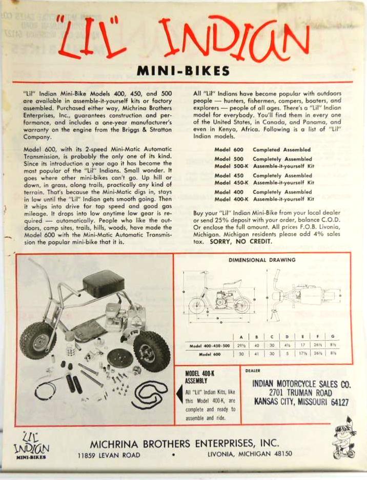 Vintage Mini Bike Magazine Ads and Brochures | Page 10 | OldMiniBikes.com