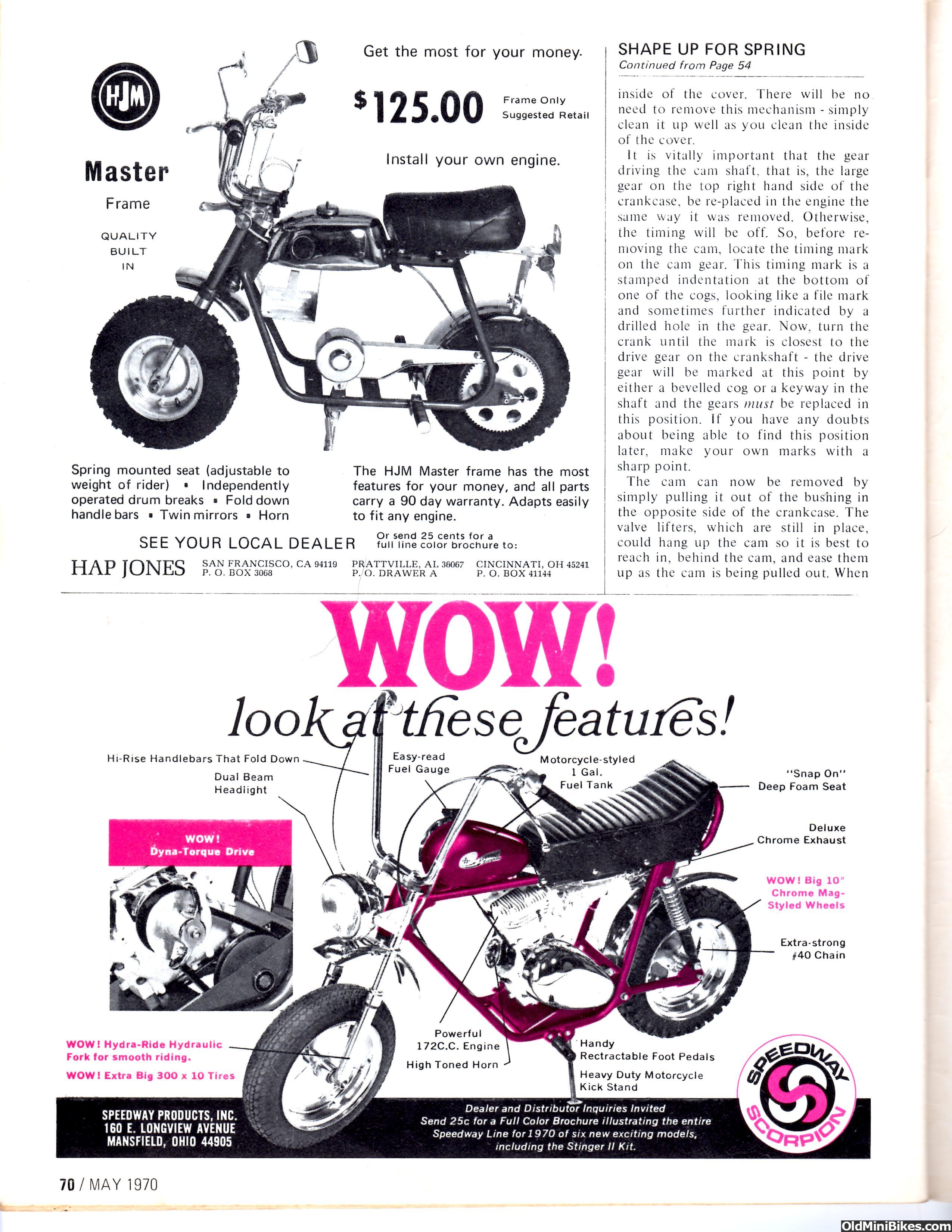 Vintage Mini Bike Magazine Ads and Brochures | Page 7 | OldMiniBikes.com