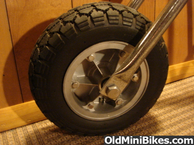 Power Dyne "RAIL" Chopper front rim and tire | OldMiniBikes.com