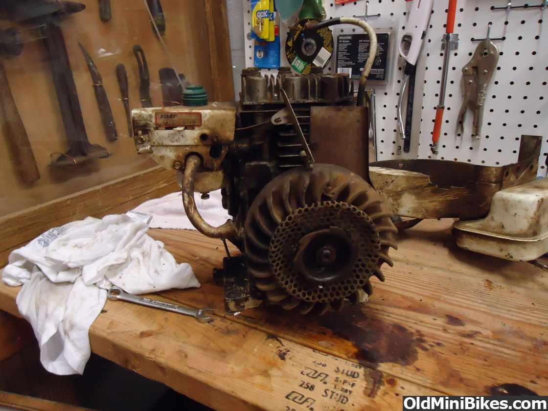 Old Clinton 3.5 hp | OldMiniBikes.com