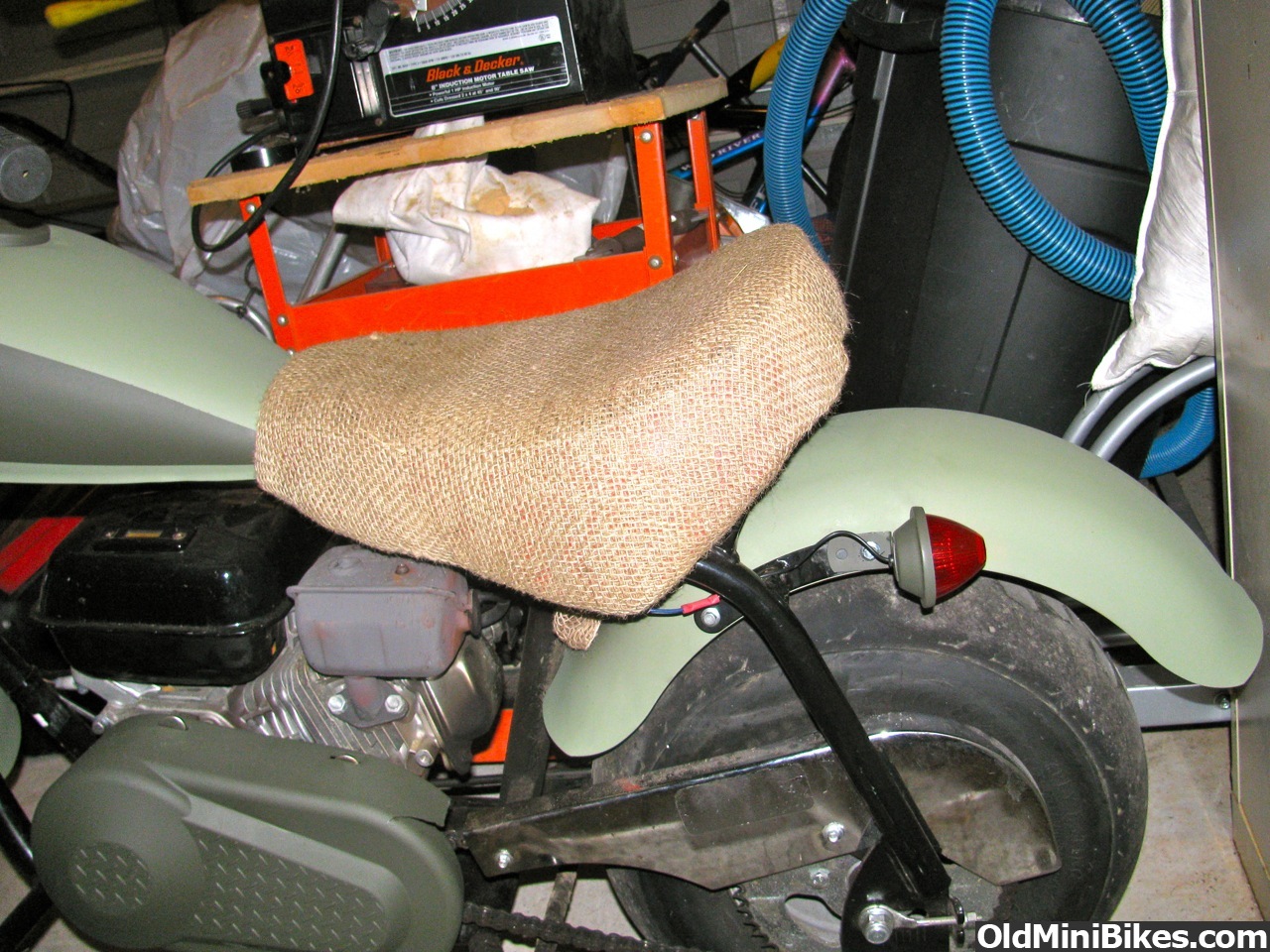 40s style Army Cycle Baja Bike Just Finished Painting it ...