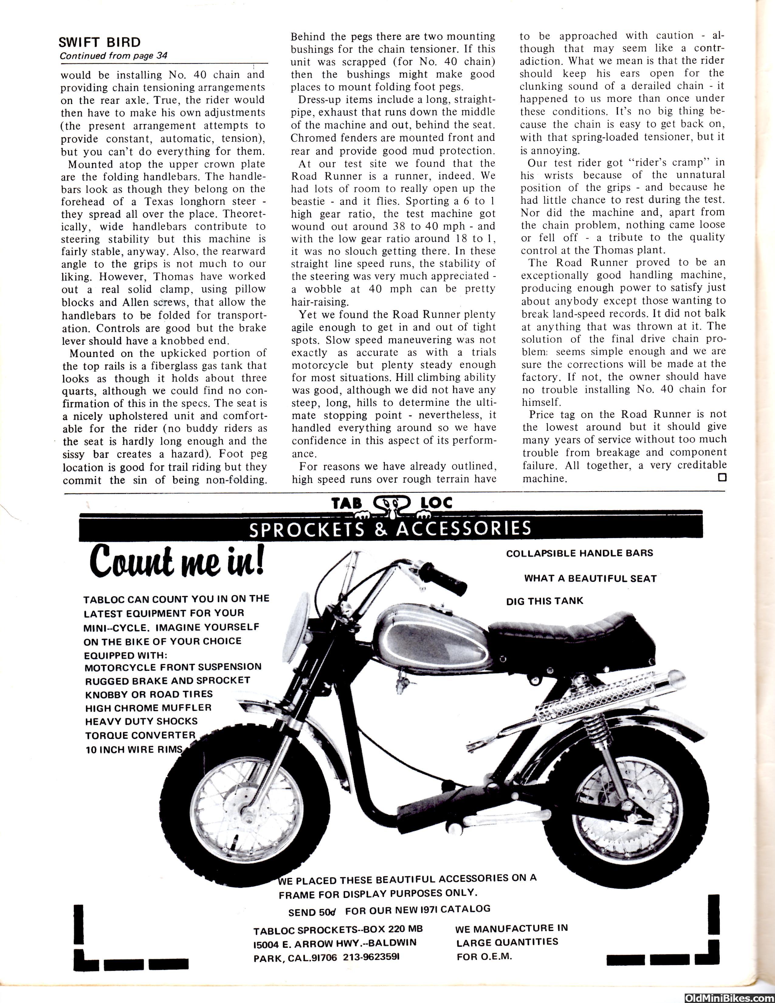 Vintage Mini Bike Magazine Ads and Brochures | Page 8 | OldMiniBikes.com