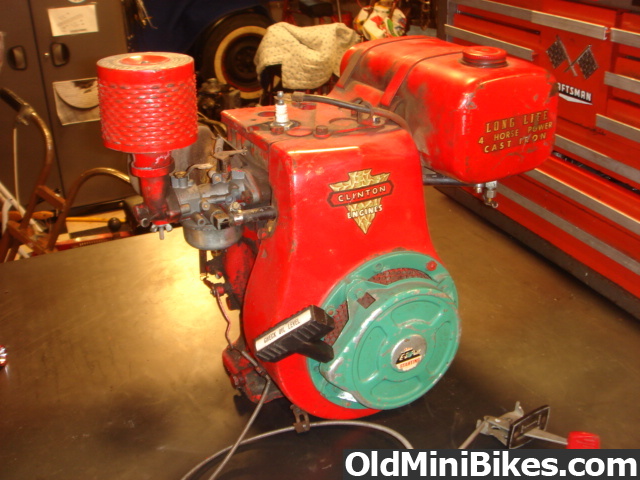 Vintage Clinton 4 H.P. Motor | OldMiniBikes.com