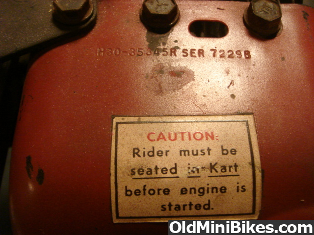 Vintage H30 Tecumseh 3 HP "Kart" Engine | OldMiniBikes.com