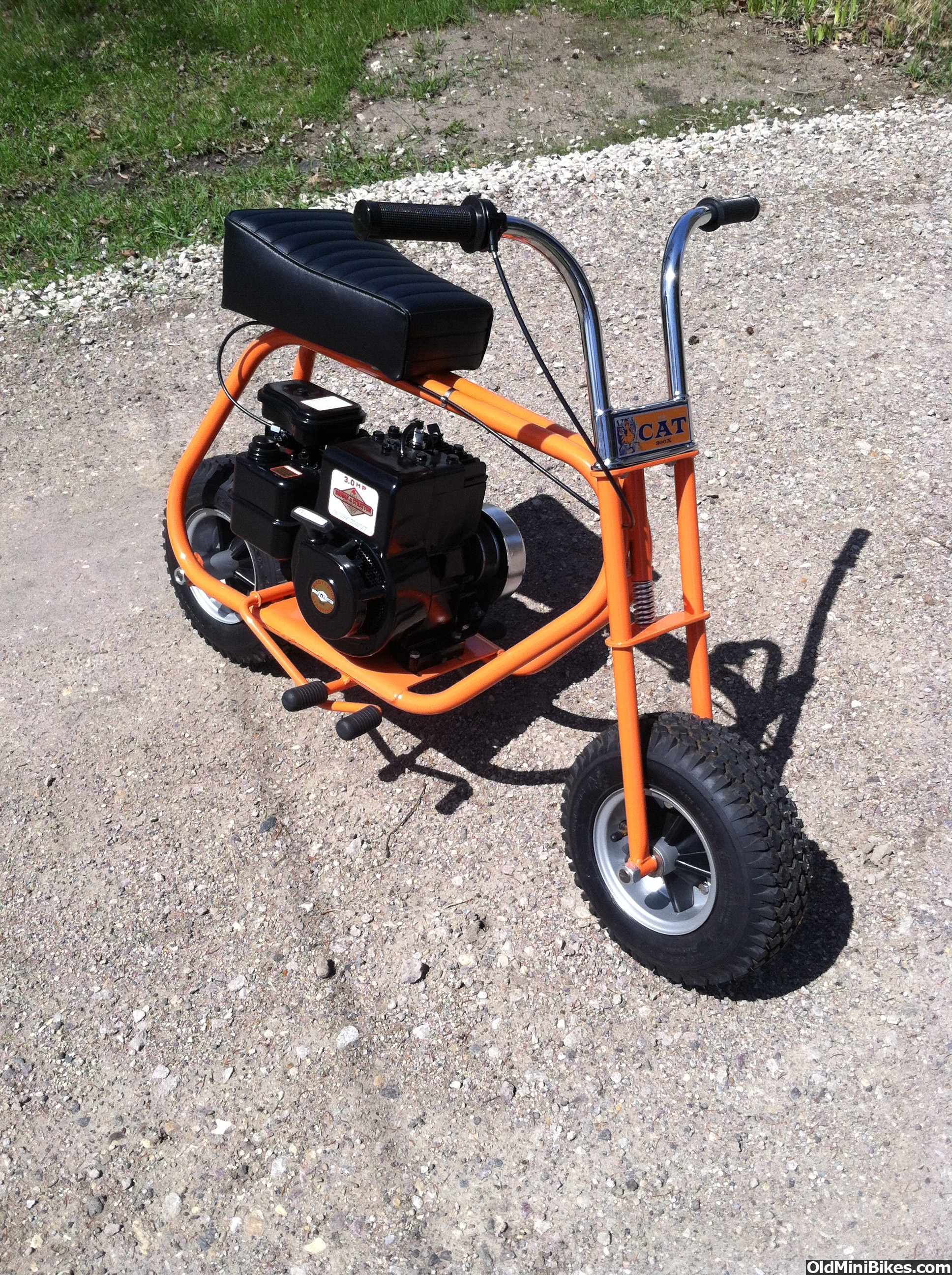 69' Cat 300X Restoration Completed.... | OldMiniBikes.com