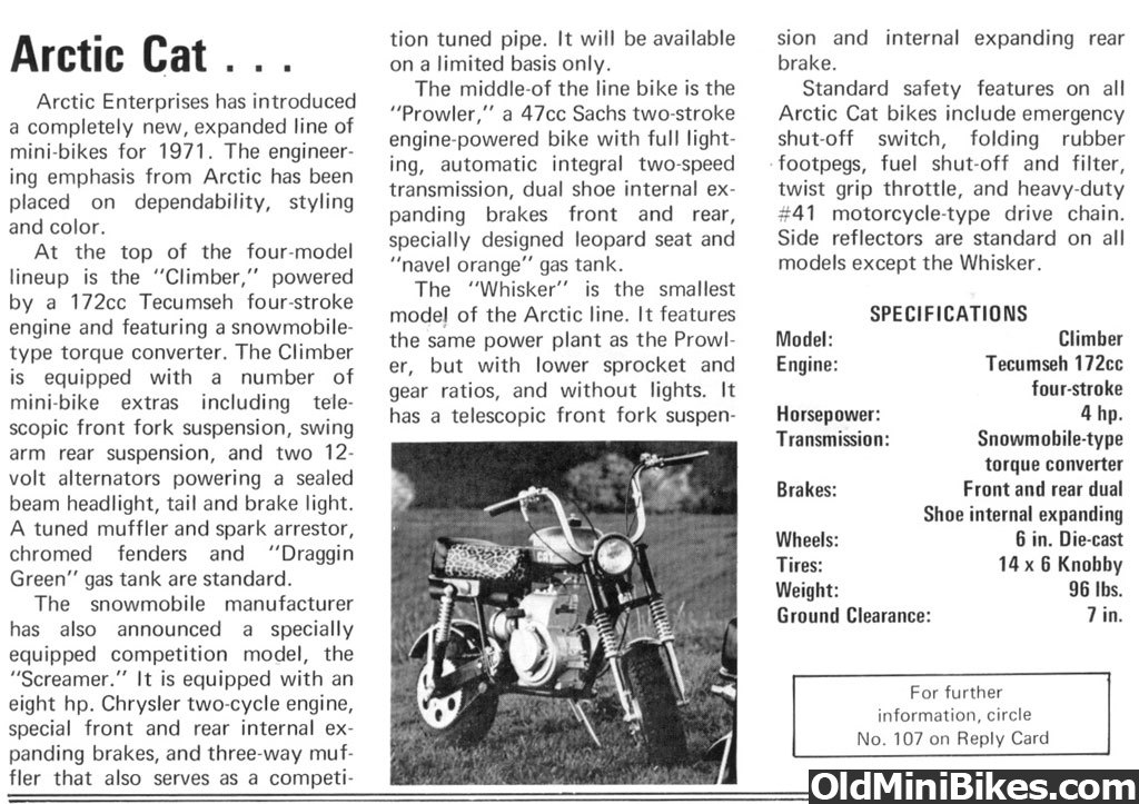 Vintage Mini Bike Magazine Ads and Brochures | Page 4 | OldMiniBikes.com