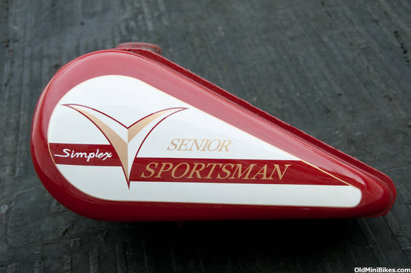 Simplex Gas Tank Decals | OldMiniBikes.com