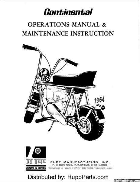 Rupp continental custom parts wanted | OldMiniBikes.com
