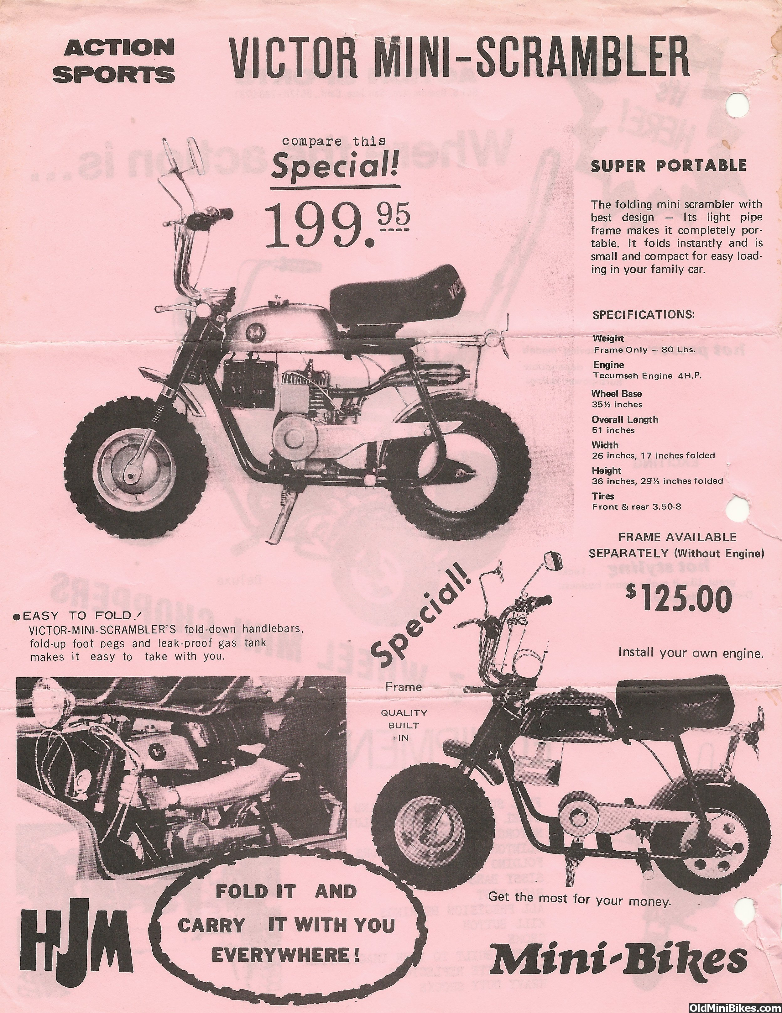 Vintage Mini Bike Magazine Ads and Brochures | Page 7 | OldMiniBikes.com