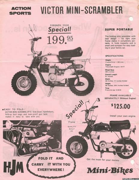 Vintage Mini Bike Magazine Ads and Brochures | Page 7 | OldMiniBikes.com