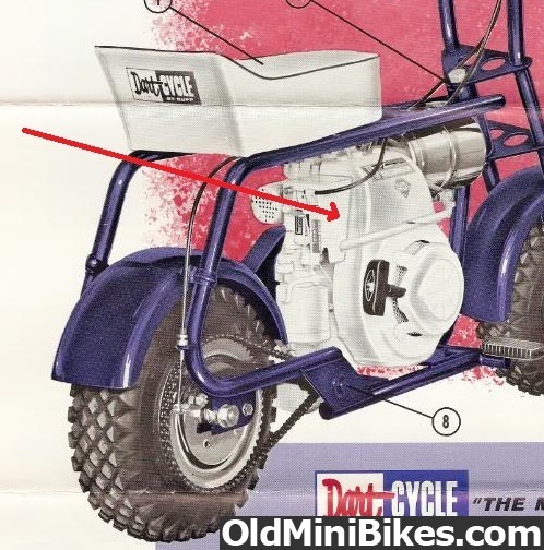 WTB Carb Shroud for Early Lauson /Tecumseh Engine | OldMiniBikes.com
