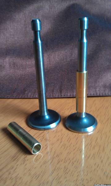 Bronze valve guide liner for small frame | OldMiniBikes.com