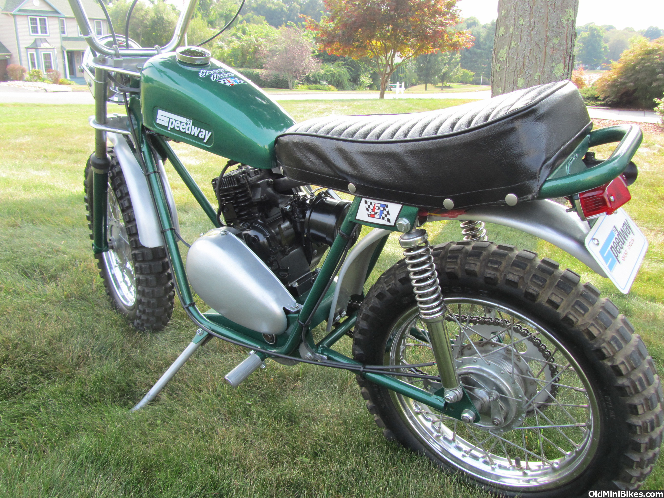 72 Speedway Green Horn - RESTORED $2400 | OldMiniBikes.com