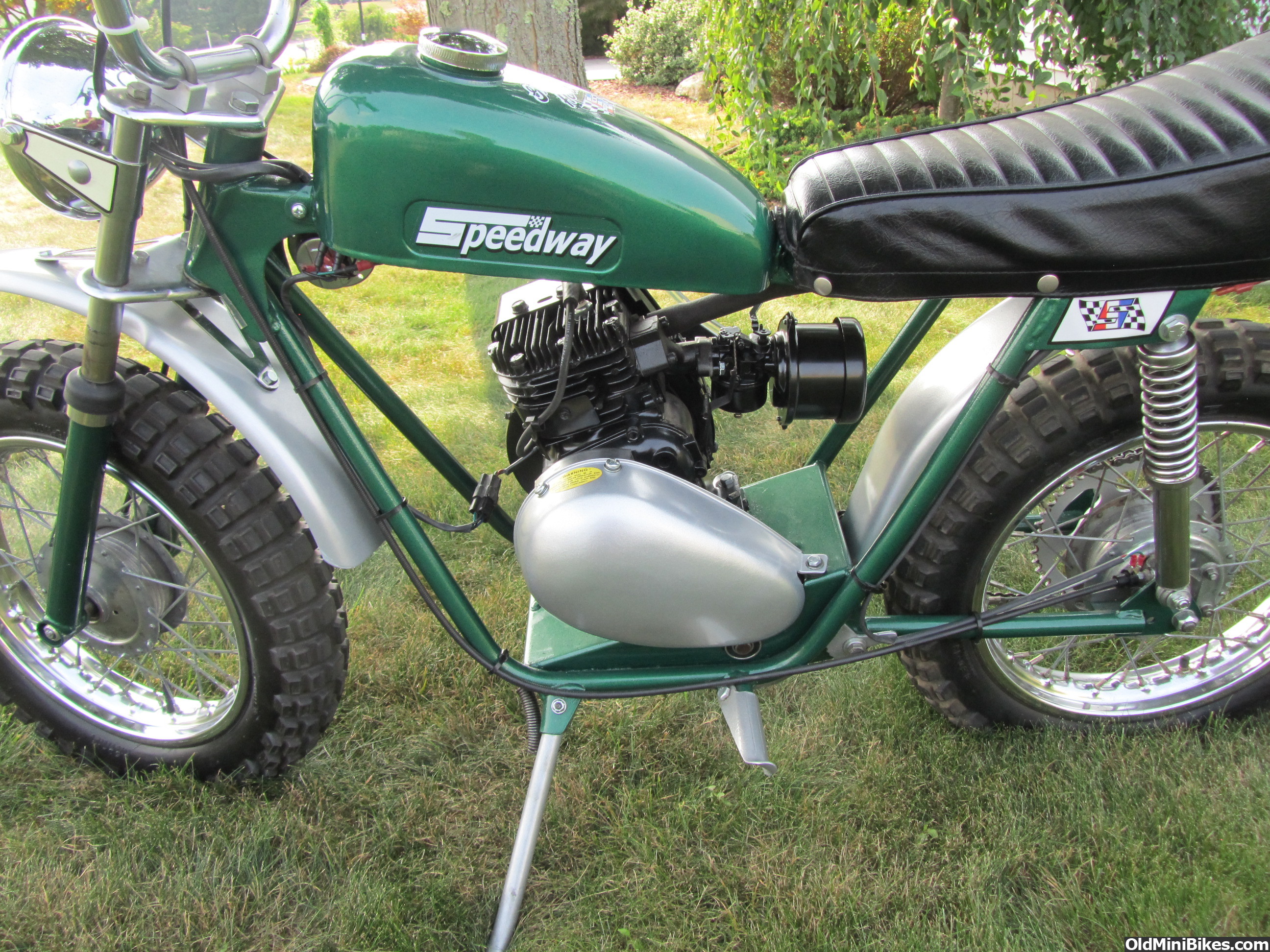 72 Speedway Green Horn - RESTORED $2400 | OldMiniBikes.com