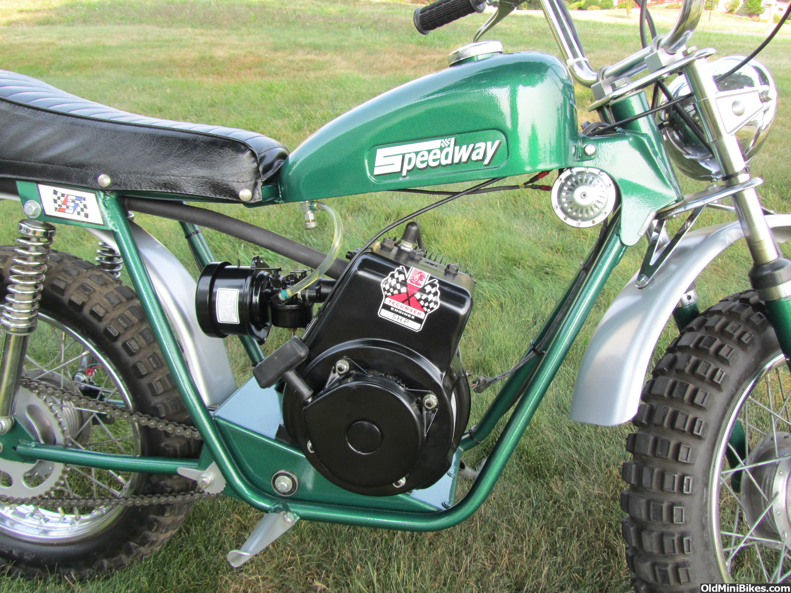 72 Speedway Green Horn - RESTORED $2400 | OldMiniBikes.com