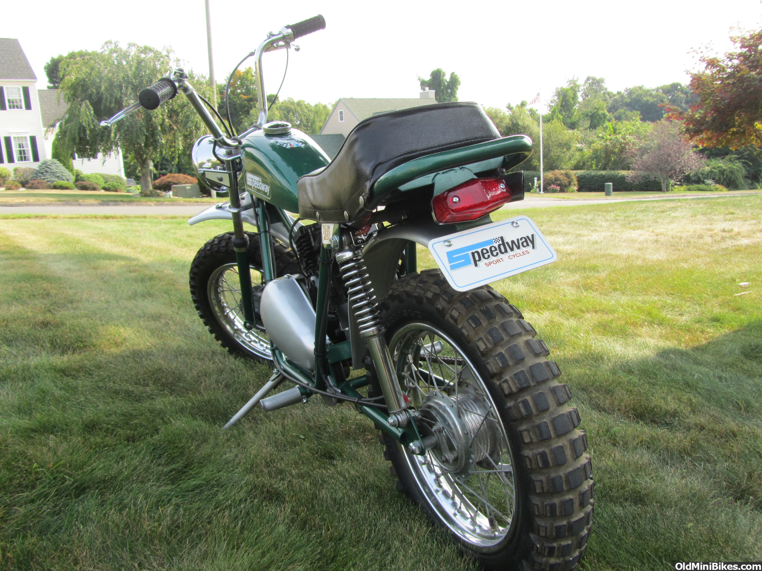 72 Speedway Green Horn - RESTORED $2400 | OldMiniBikes.com