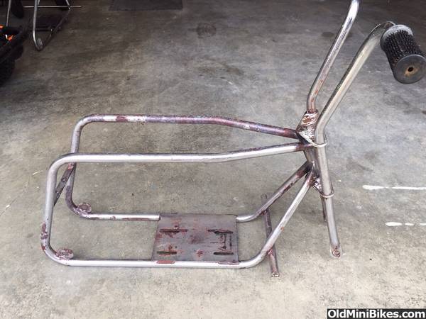 Ruttman Chrome washer frame | OldMiniBikes.com