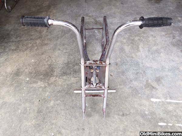 Ruttman Chrome washer frame | OldMiniBikes.com