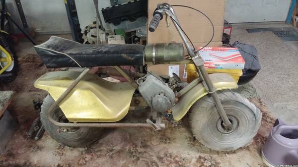 early trapper minibike for sale. original | OldMiniBikes.com