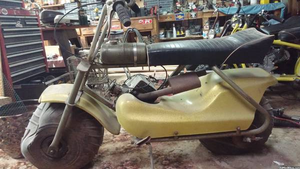 early trapper minibike for sale. original | OldMiniBikes.com