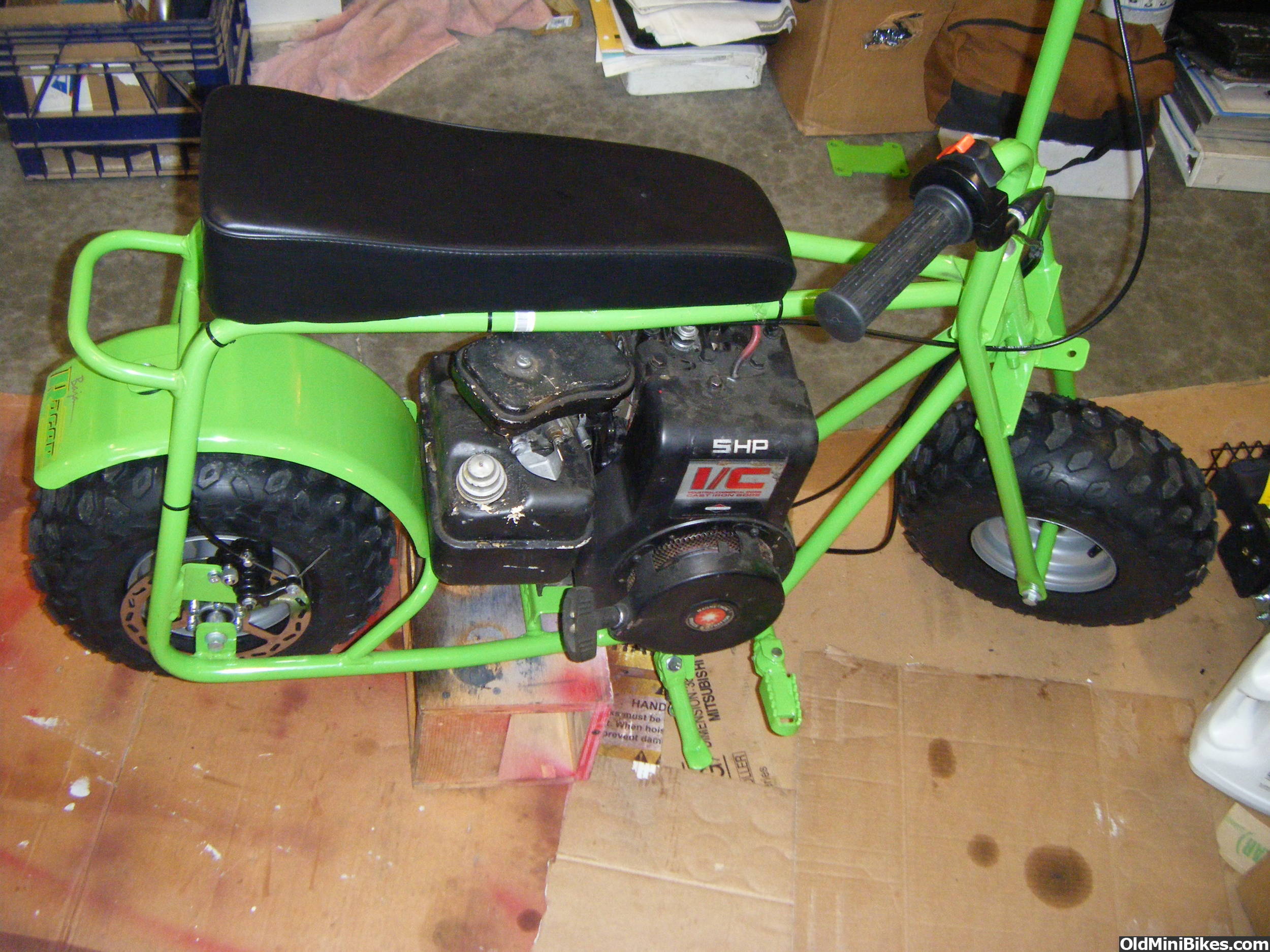 Green Baja Racer | OldMiniBikes.com