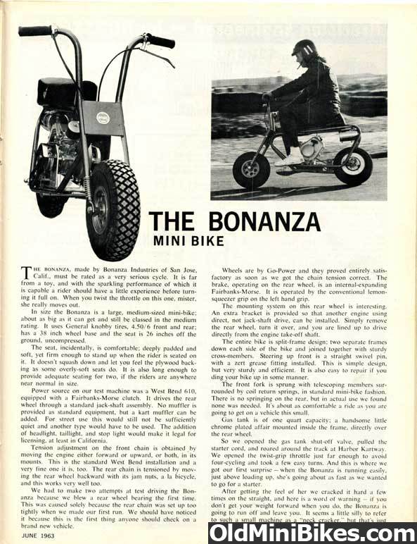 What do you guys make of these Bonanza forks? | OldMiniBikes.com