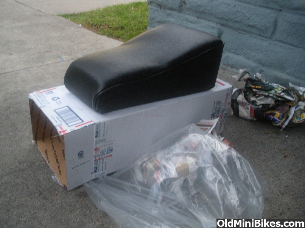 my cat 250x build first mini bike build | OldMiniBikes.com