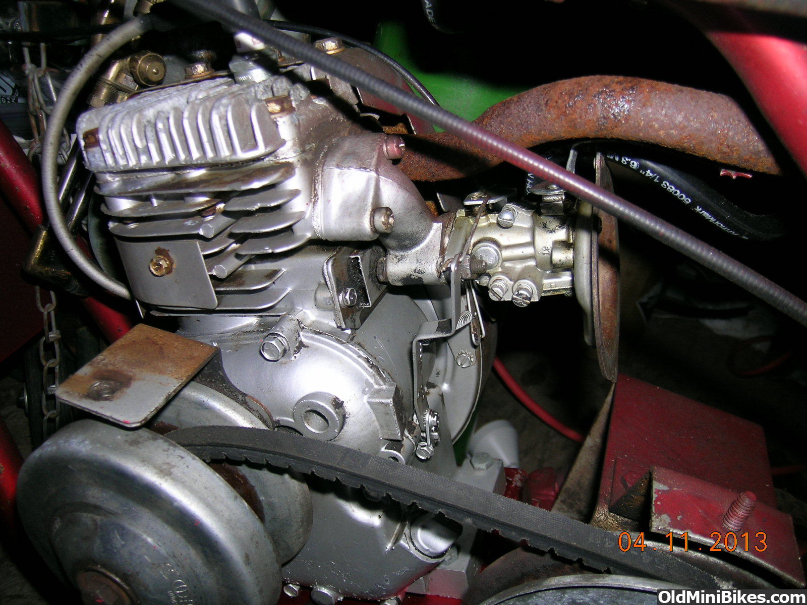 Tecumseh HS50 engine w/ light coil | OldMiniBikes.com