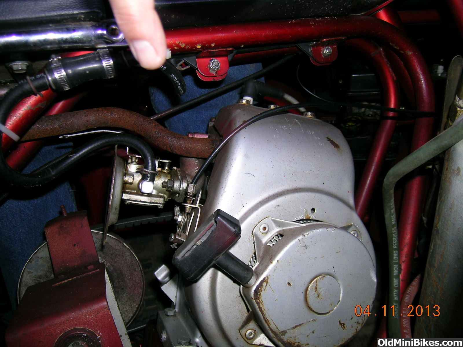 Tecumseh HS50 engine w/ light coil | OldMiniBikes.com