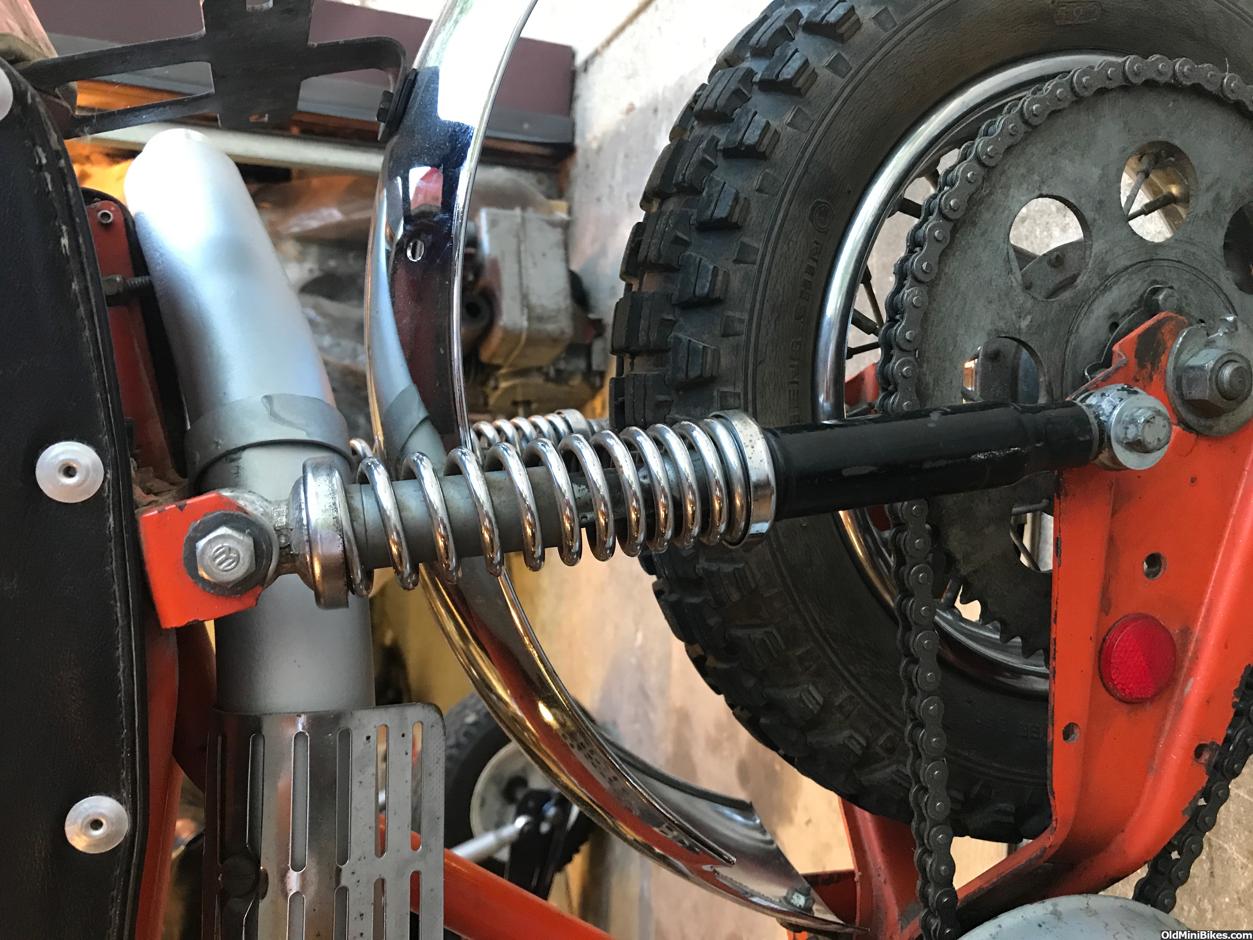 Rear shocks, what kind are they? | OldMiniBikes.com