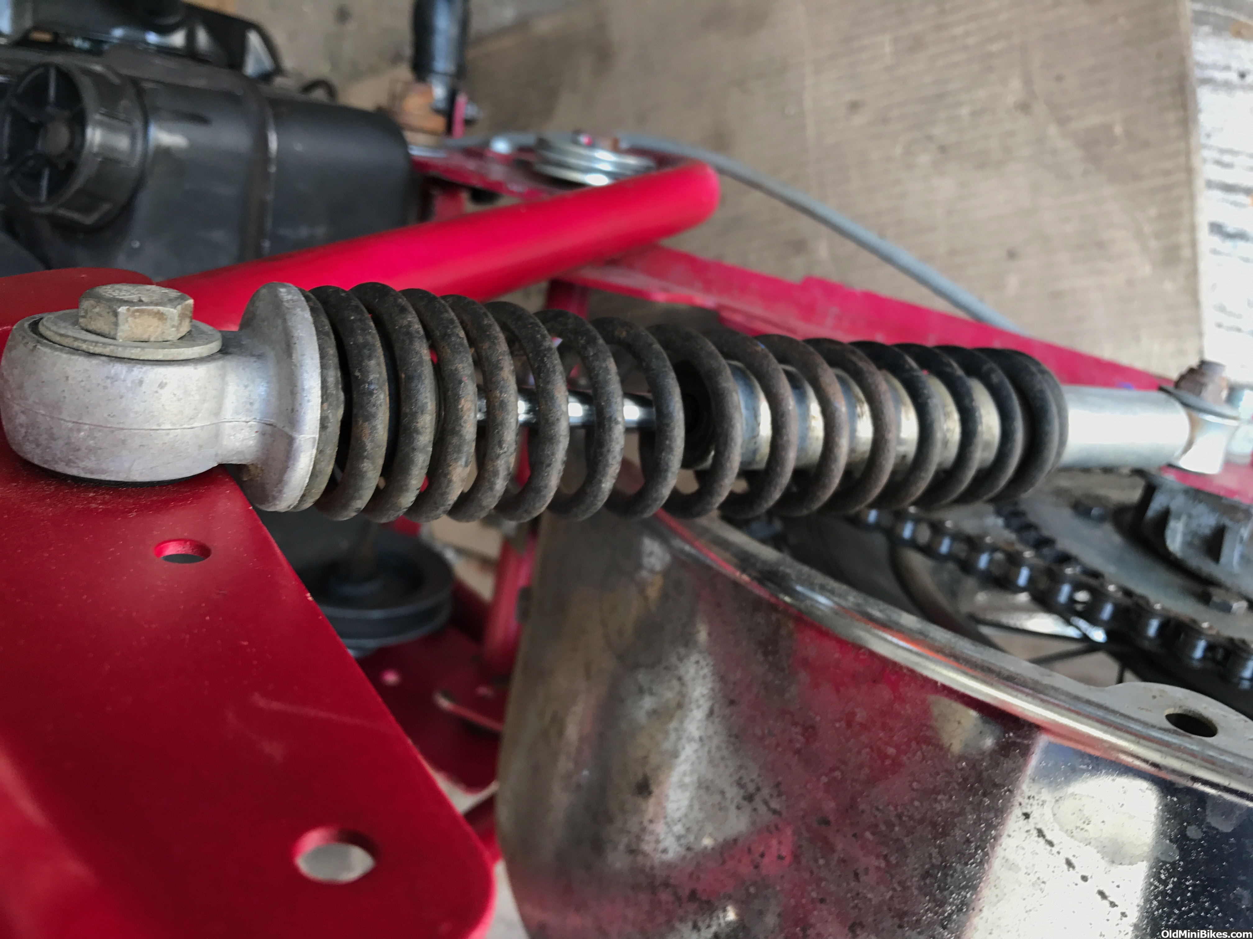 Rear shocks, what kind are they? | OldMiniBikes.com
