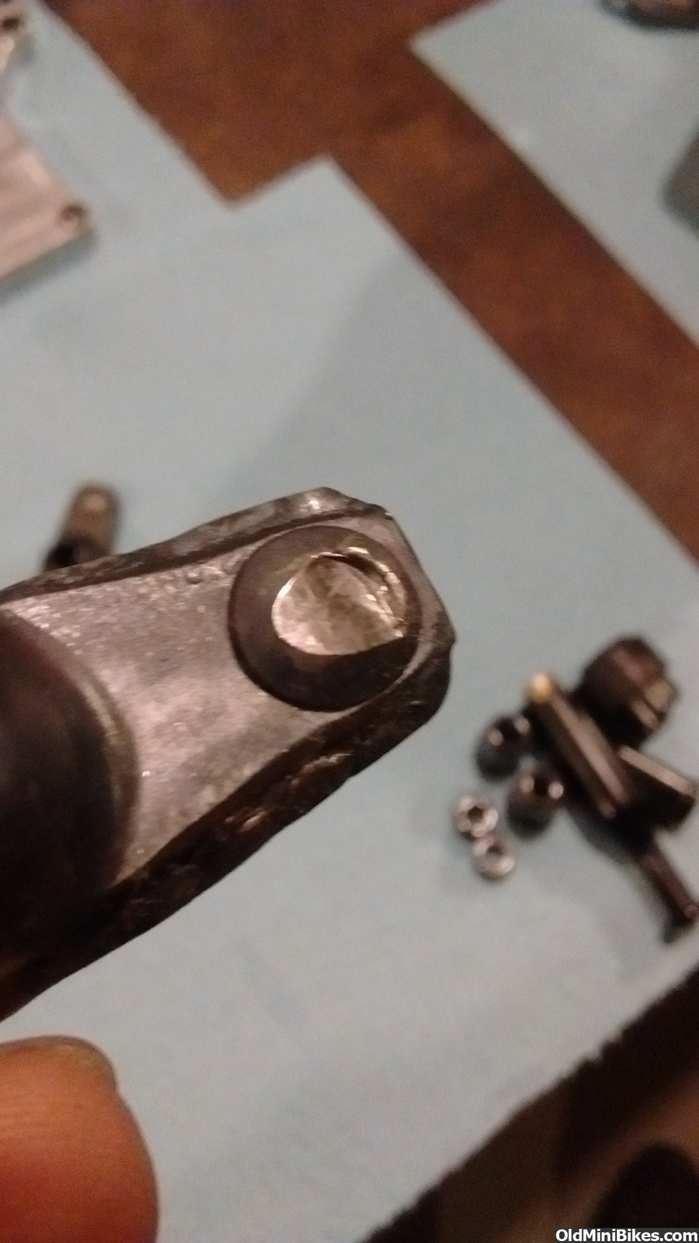 Non-Hemi head on Hemi block differences? want2mod it. | OldMiniBikes.com
