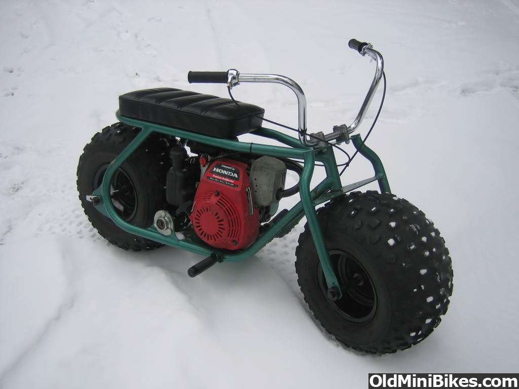 Low and Wide Big Tire from Scratch | OldMiniBikes.com