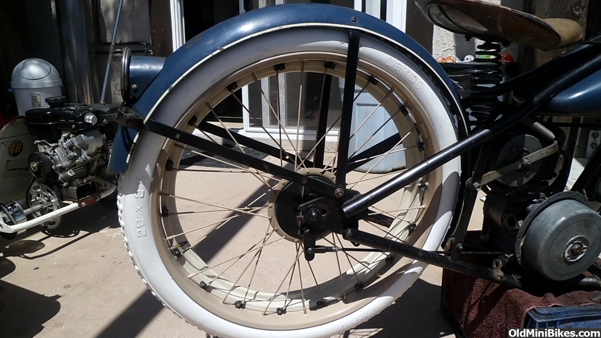 Picked up very rare 59 or 60 Simplex Servicycle Sportsman model ...