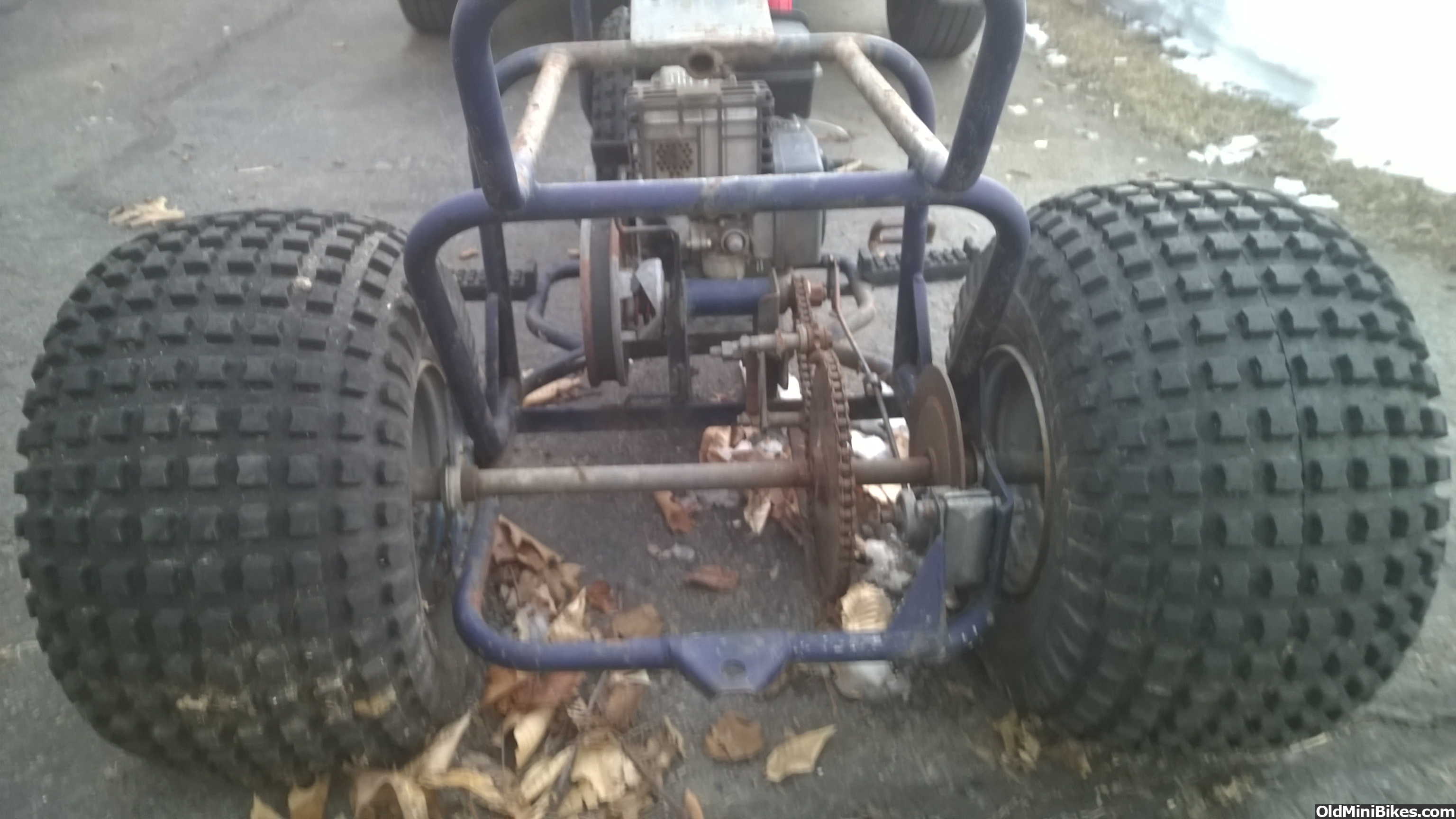 New member, converting Manco Rustler 3 wheeler to fat tire bike ...