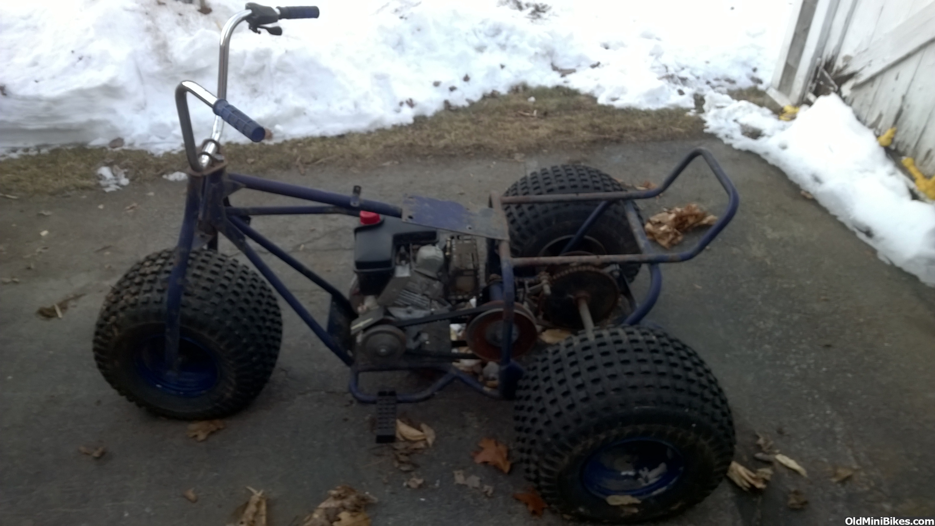 New member, converting Manco Rustler 3 wheeler to fat tire bike ...