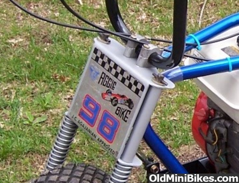 Anyone got an Aggie with the chrome decal intact? | OldMiniBikes.com