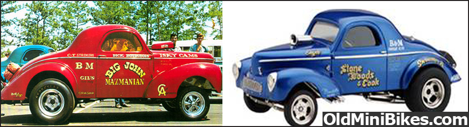 1960's DRAG RACING "GASSER WARS" PROJECT 1941 WILLYS | OldMiniBikes.com