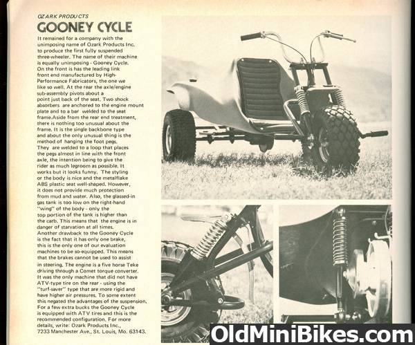 Nos trike bodies | OldMiniBikes.com