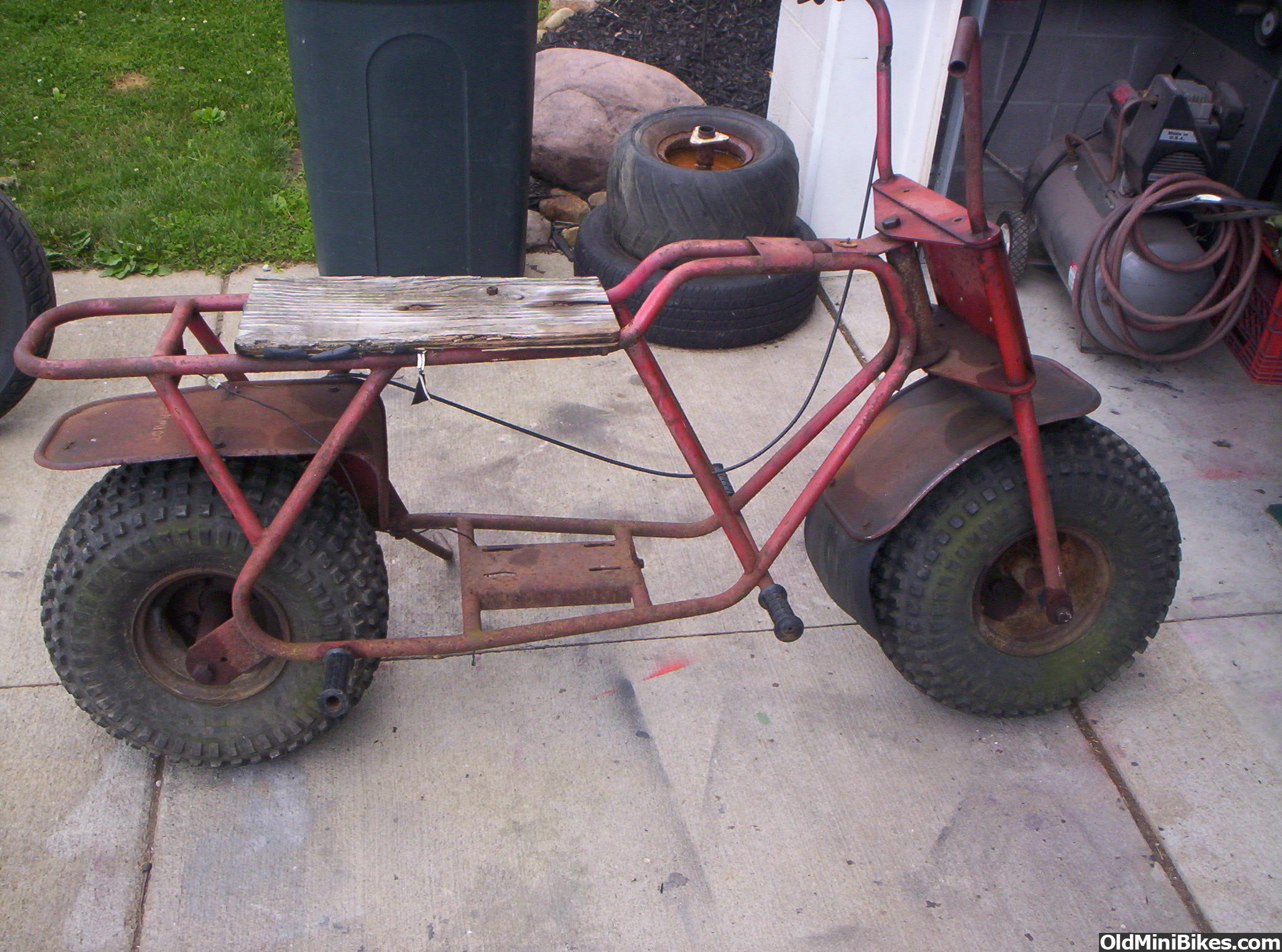 "Raw Deal" how to make a crappy bike.....worse! | OldMiniBikes.com