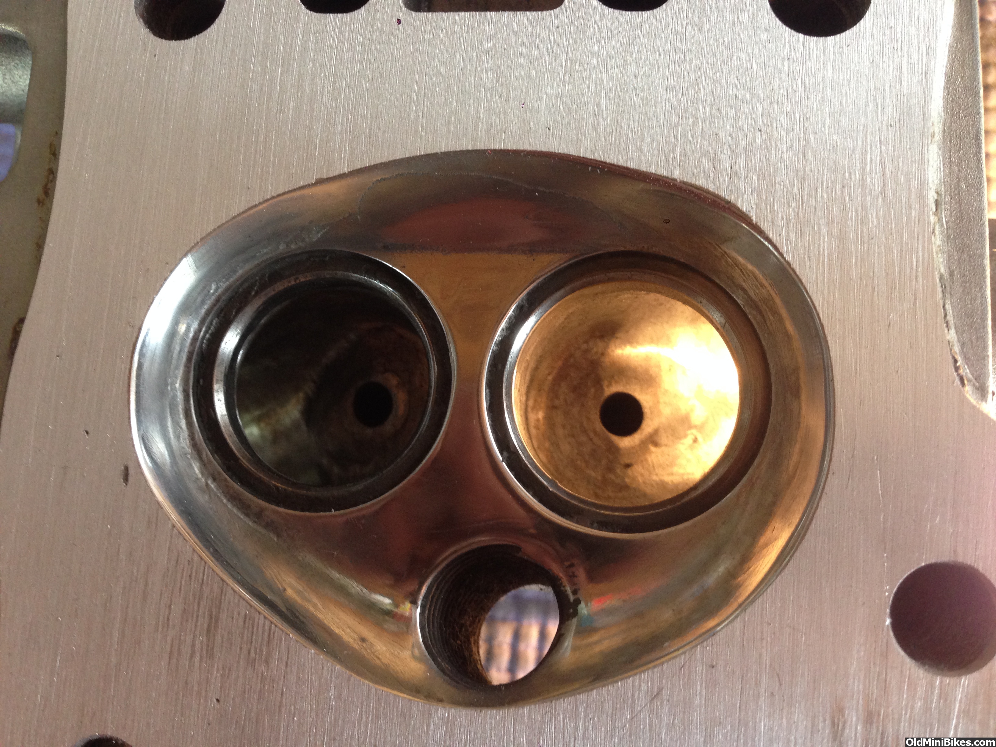 14cc clone head porting | OldMiniBikes.com