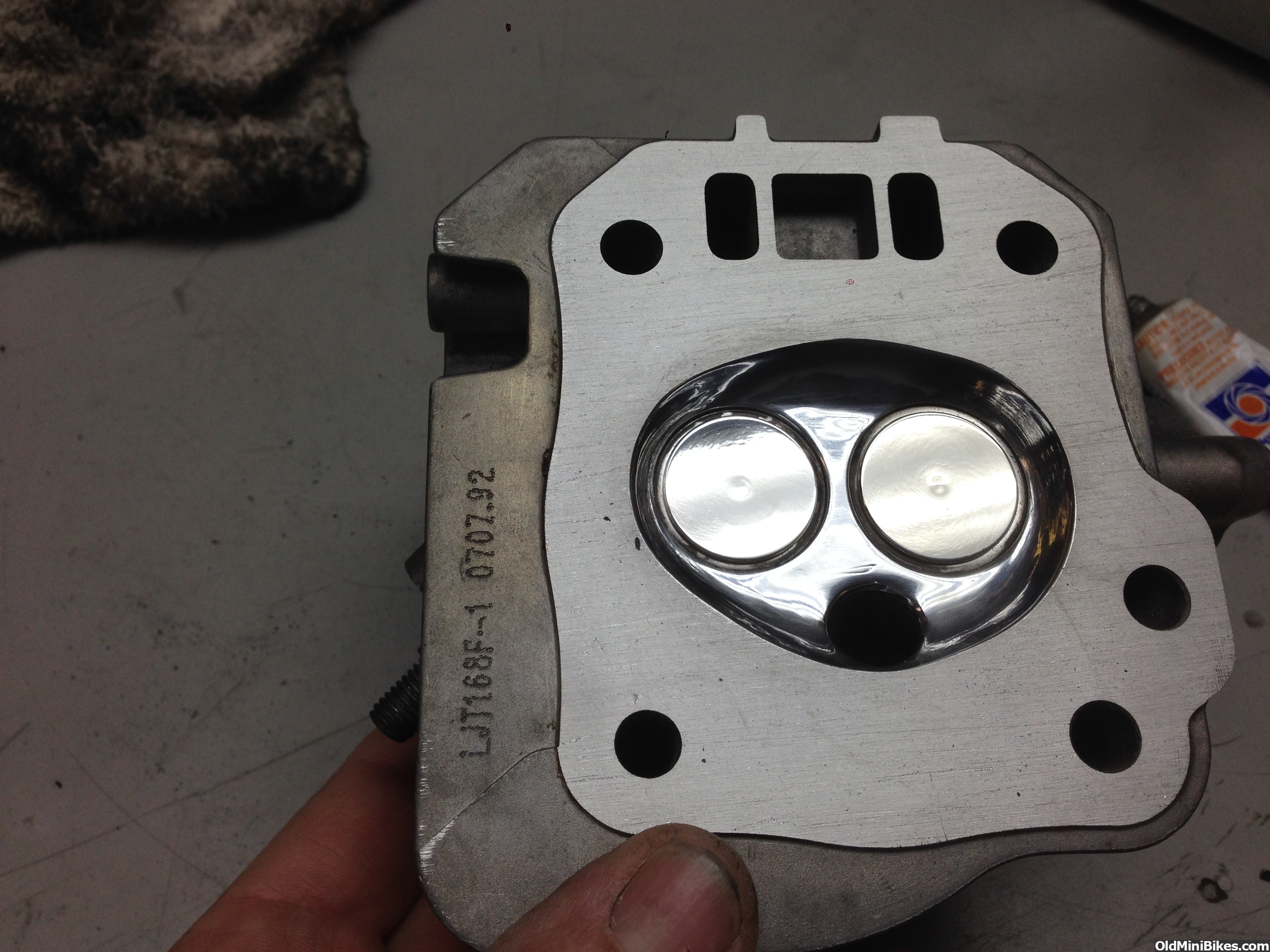 14cc clone head porting | OldMiniBikes.com