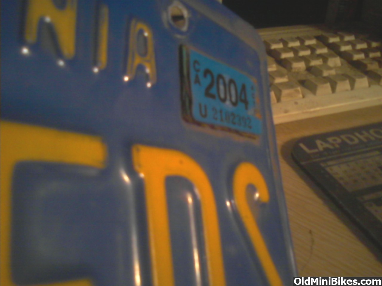 old license plates. | OldMiniBikes.com